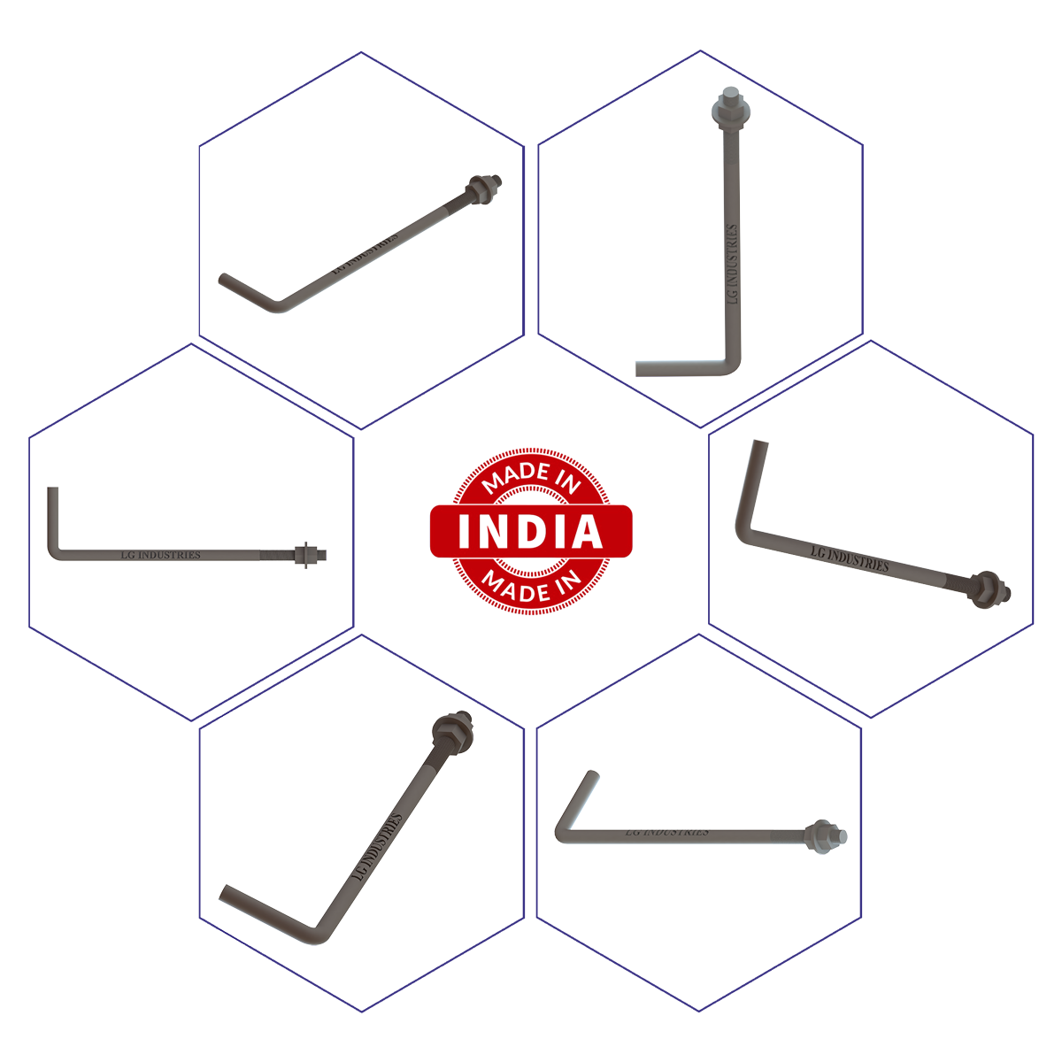 Top #1 Foundation Bolts Manufacturer Supplier Ahmedabad India